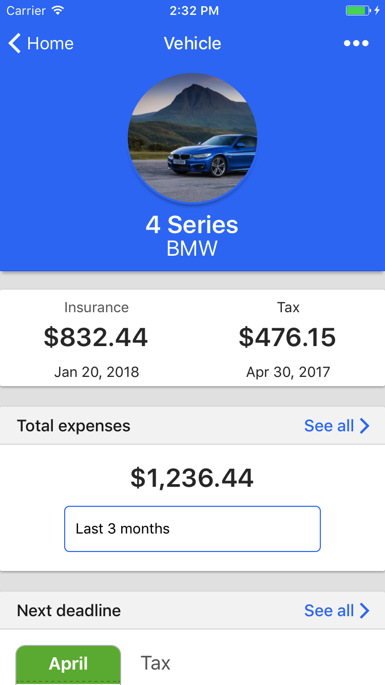 iAuto - Vehicles manager